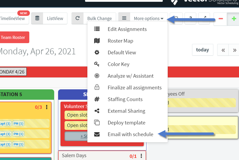 How To Configure the Daily Schedule Email