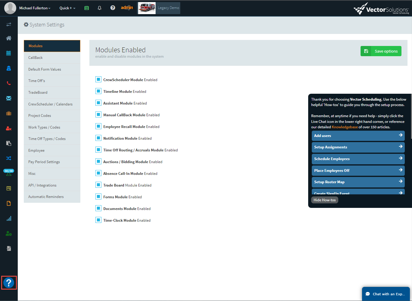 Introducing Vector Solutions Success Panel for Vector Scheduling
